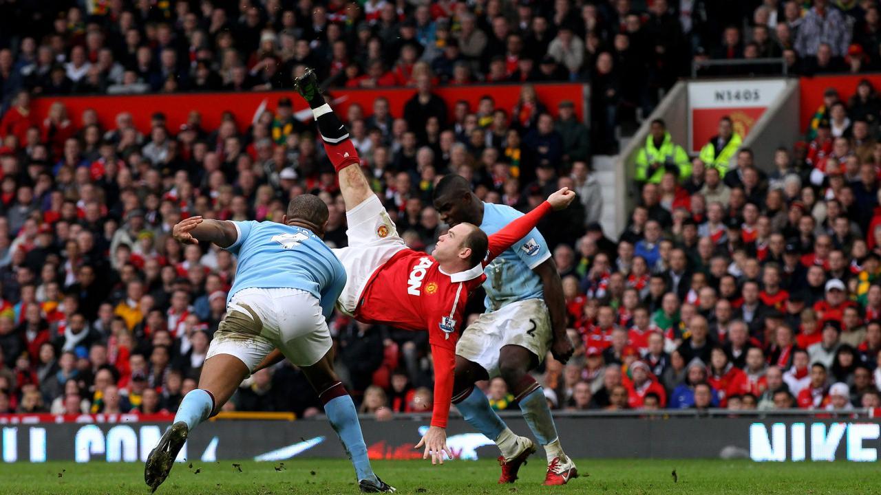 Wayne Rooney overhead kick v City 10 years on ATA | Manchester United