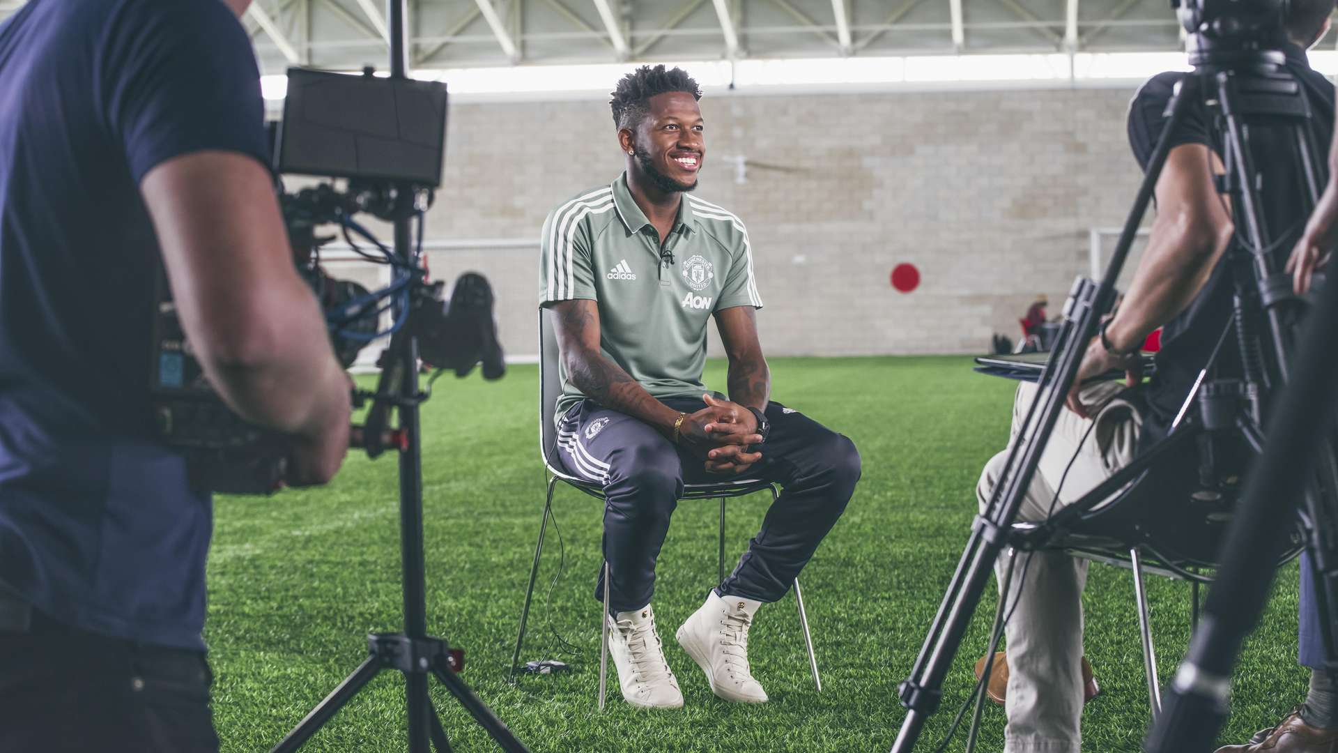 Watch first interview with Fred as a Manchester United player ...