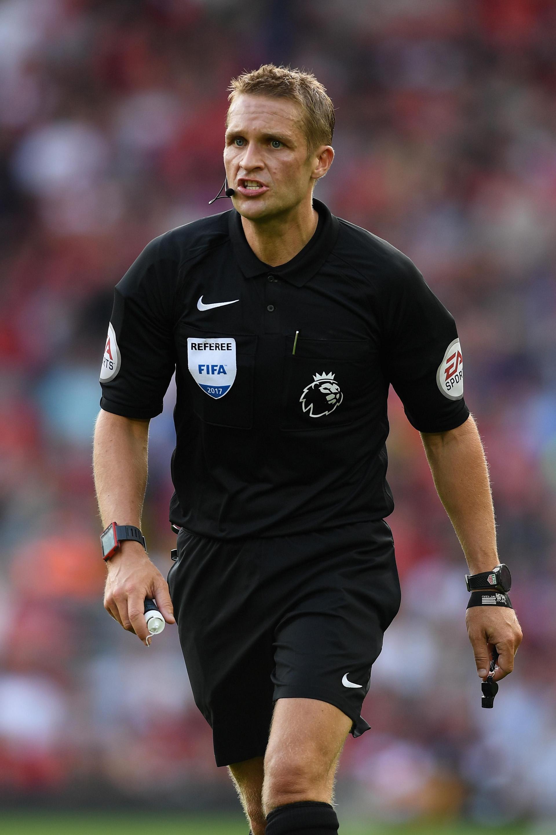 Craig Pawson United v Liverpool referee | Manchester United