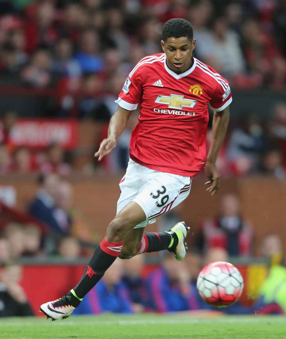 Gallery of images of Marcus Rashford sporting every United adidas home ...
