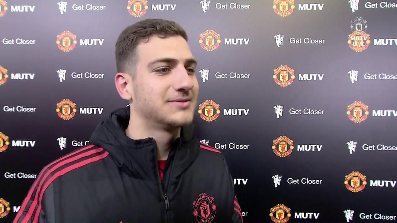 Video Diogo Dalot post match interview after the Brighton game ...