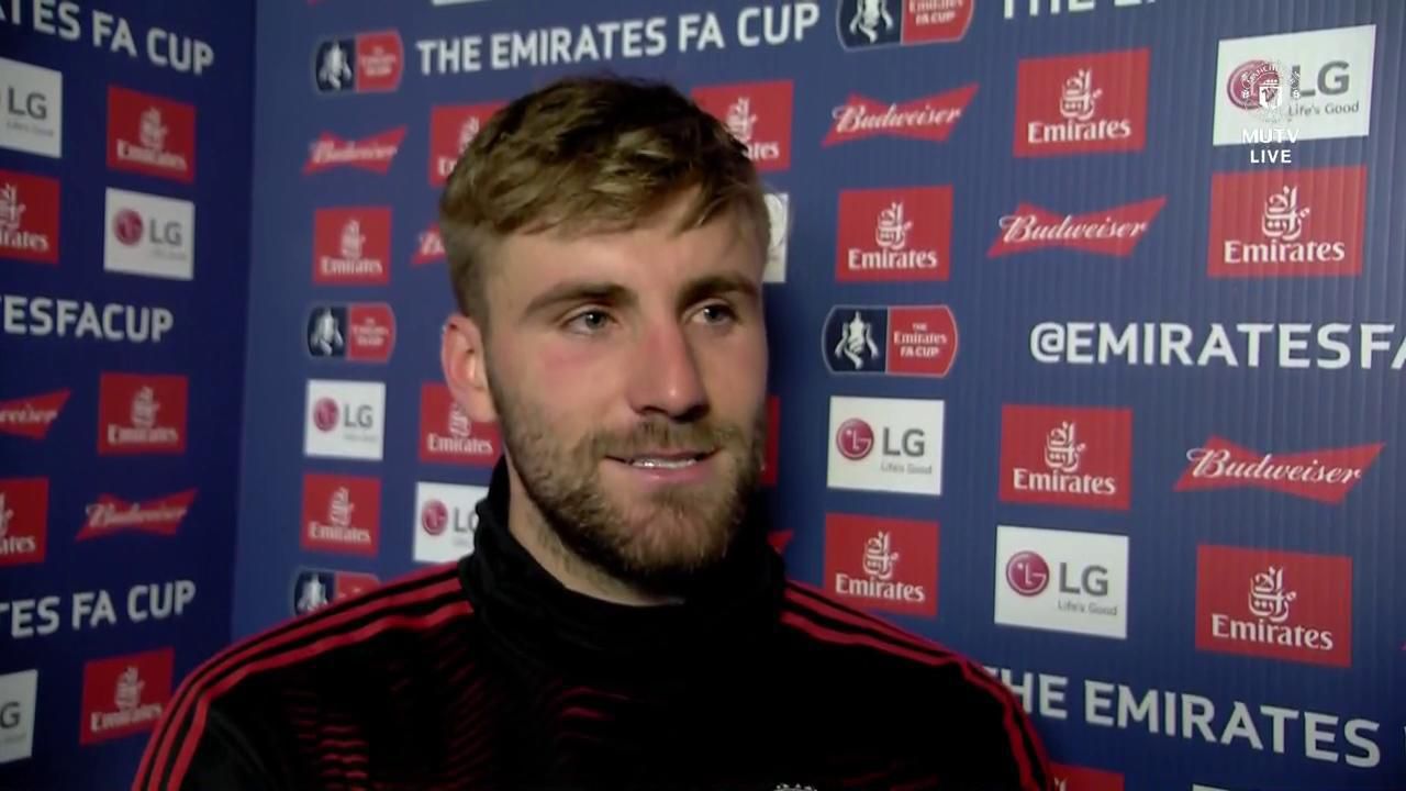 Luke Shaw MUTV interview after Arsenal 1 Man United 3 | Manchester United
