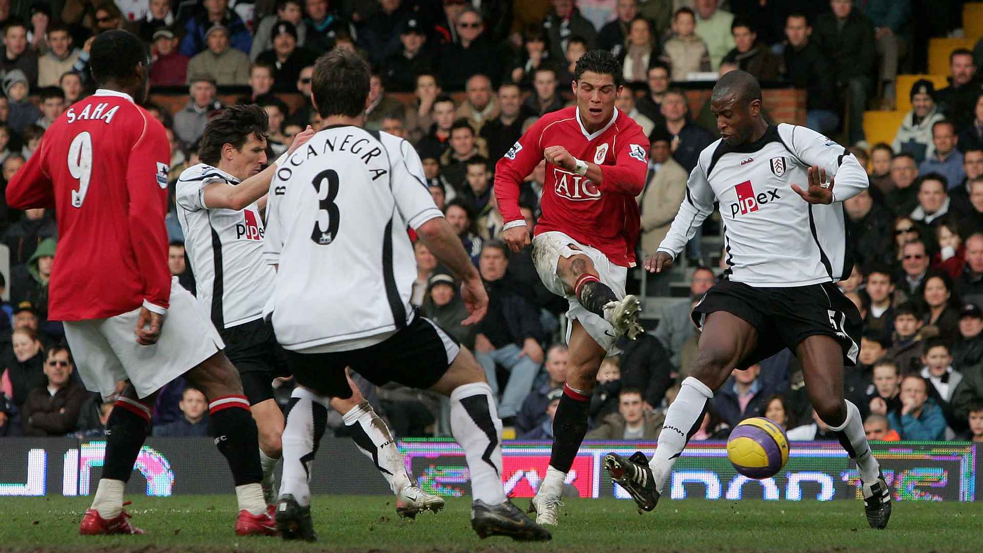Premier League 2006 07 Fulham 1 Man Utd 2 | Manchester United