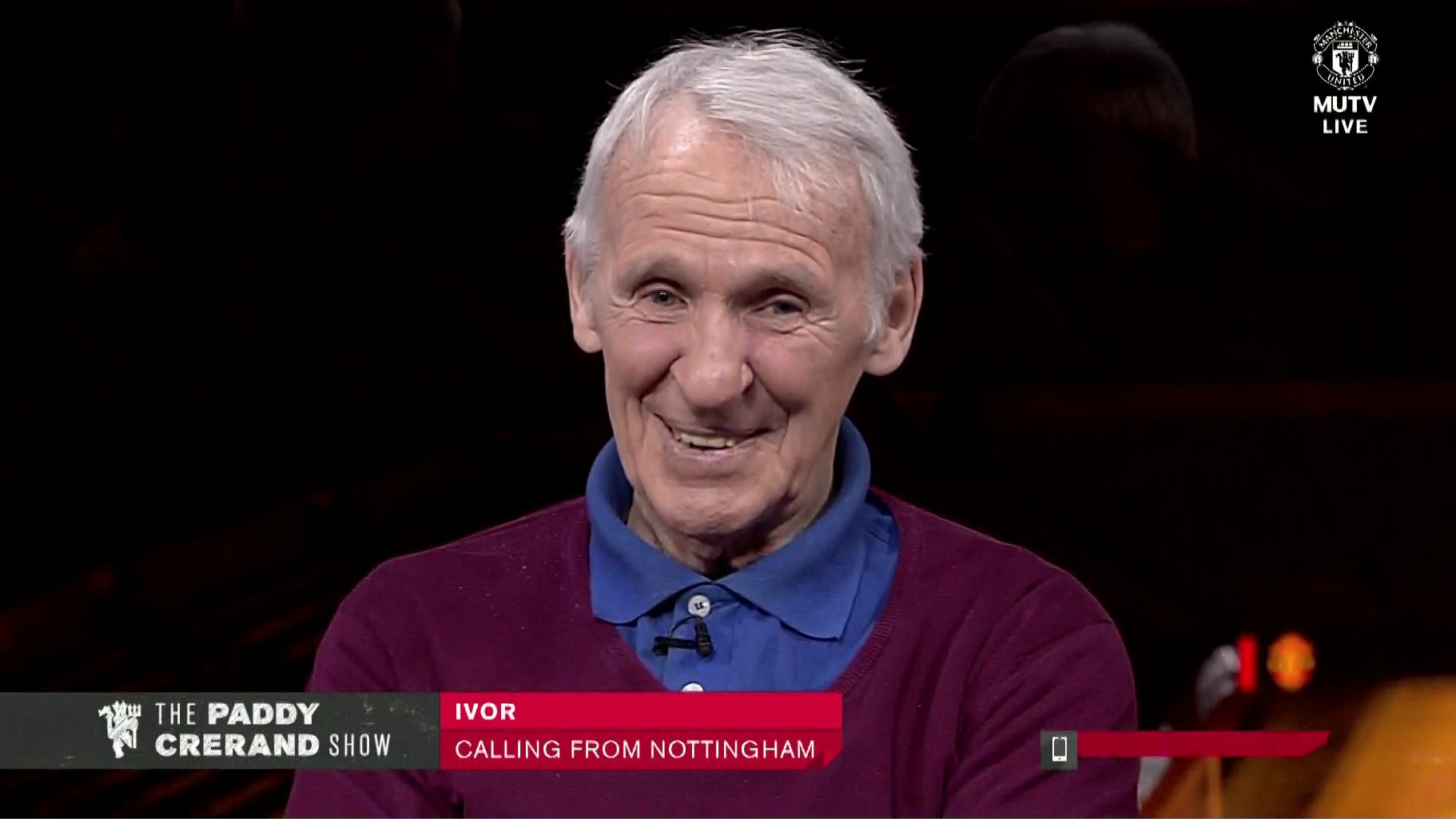 United fan Ivor reads a poem in tribute to Paddy Crerand | Manchester ...