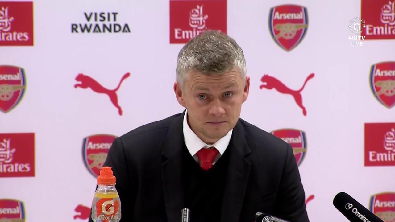 Ole Gunnar Solskjaer Press Conference After Arsenal 2 Man United 0