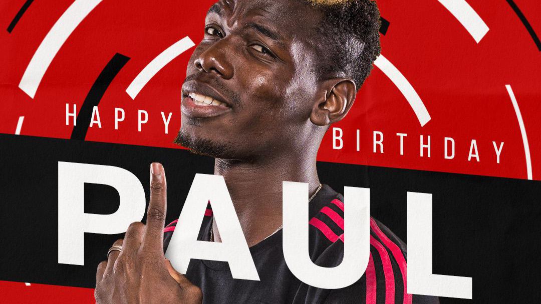 Happy 26th birthday to Paul Pogba | Manchester United