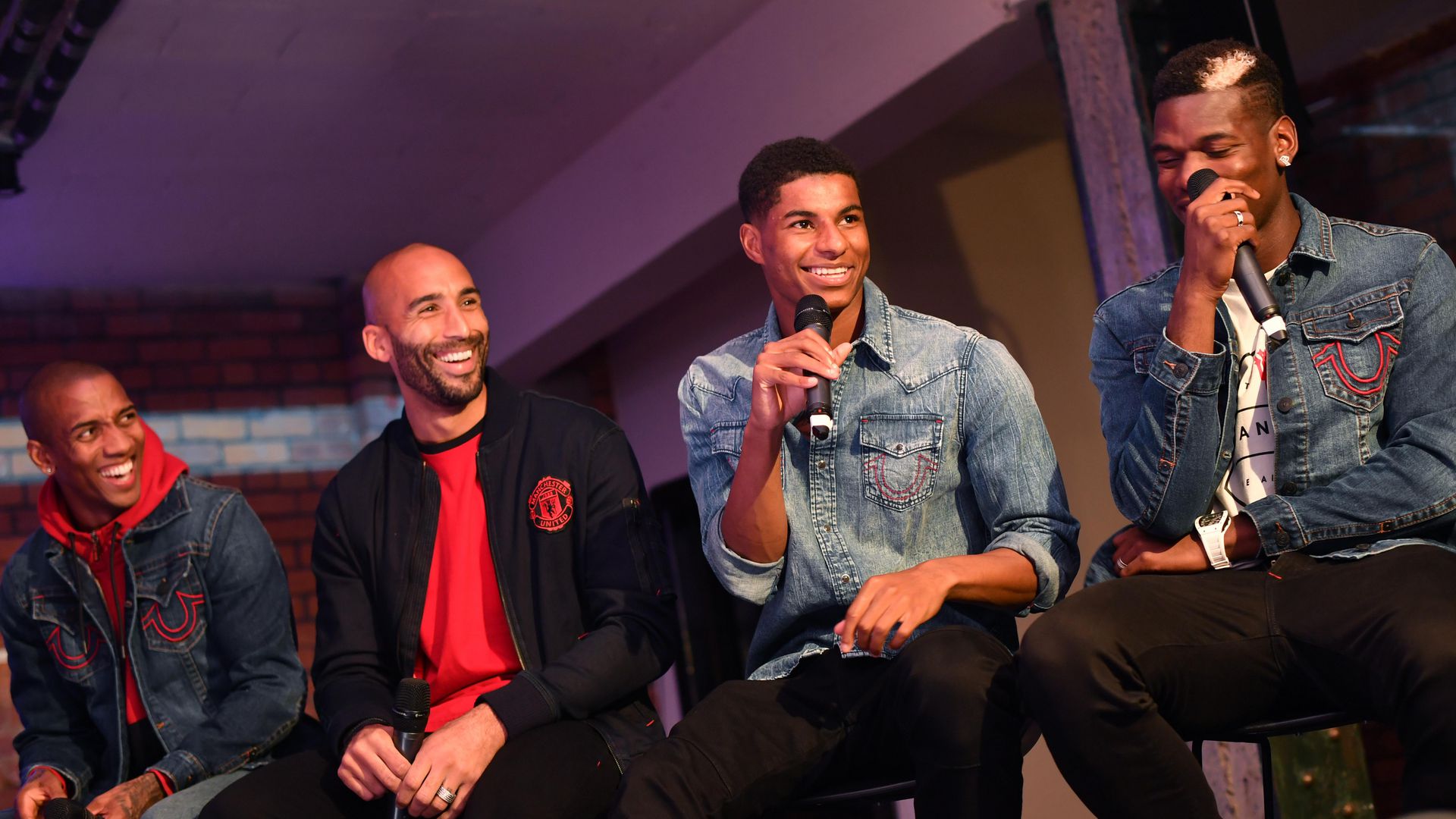 Man United players and rapper Avelino attend True Religion launch event ...