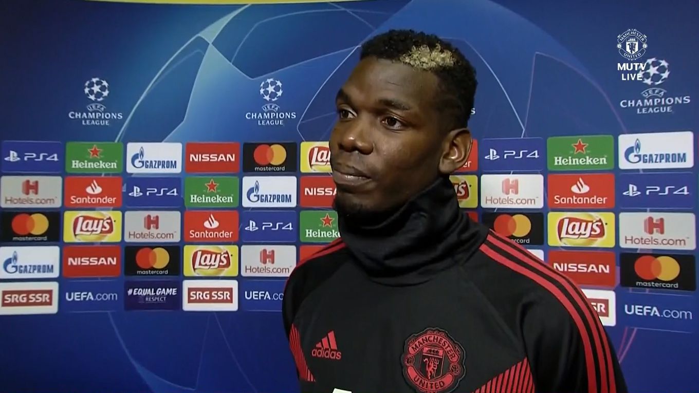 Paul Pogba MUTV interview after Young Boys 0 Man United 3 | Manchester ...