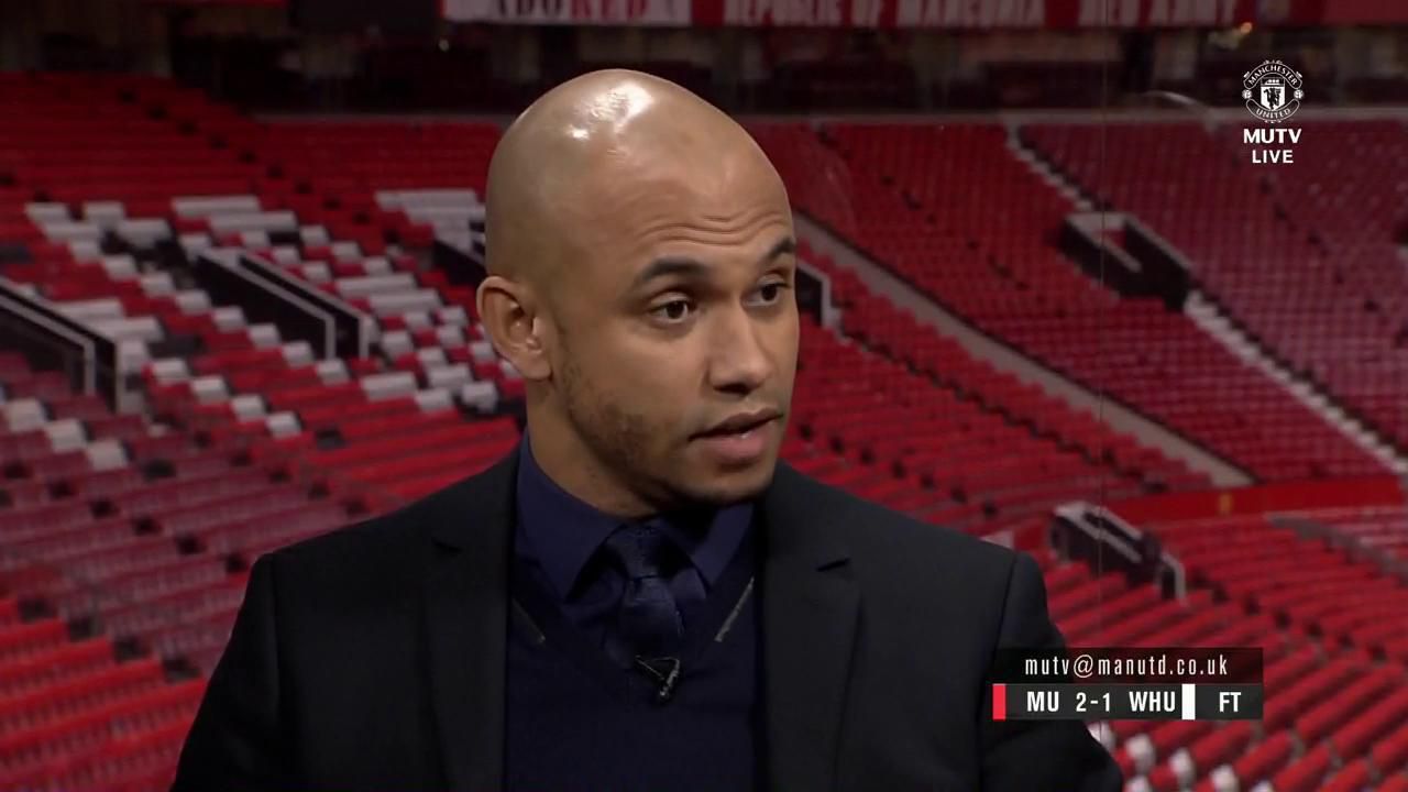 Danny Webber Man of the Match nominees discussion after Man Utd 2 West ...