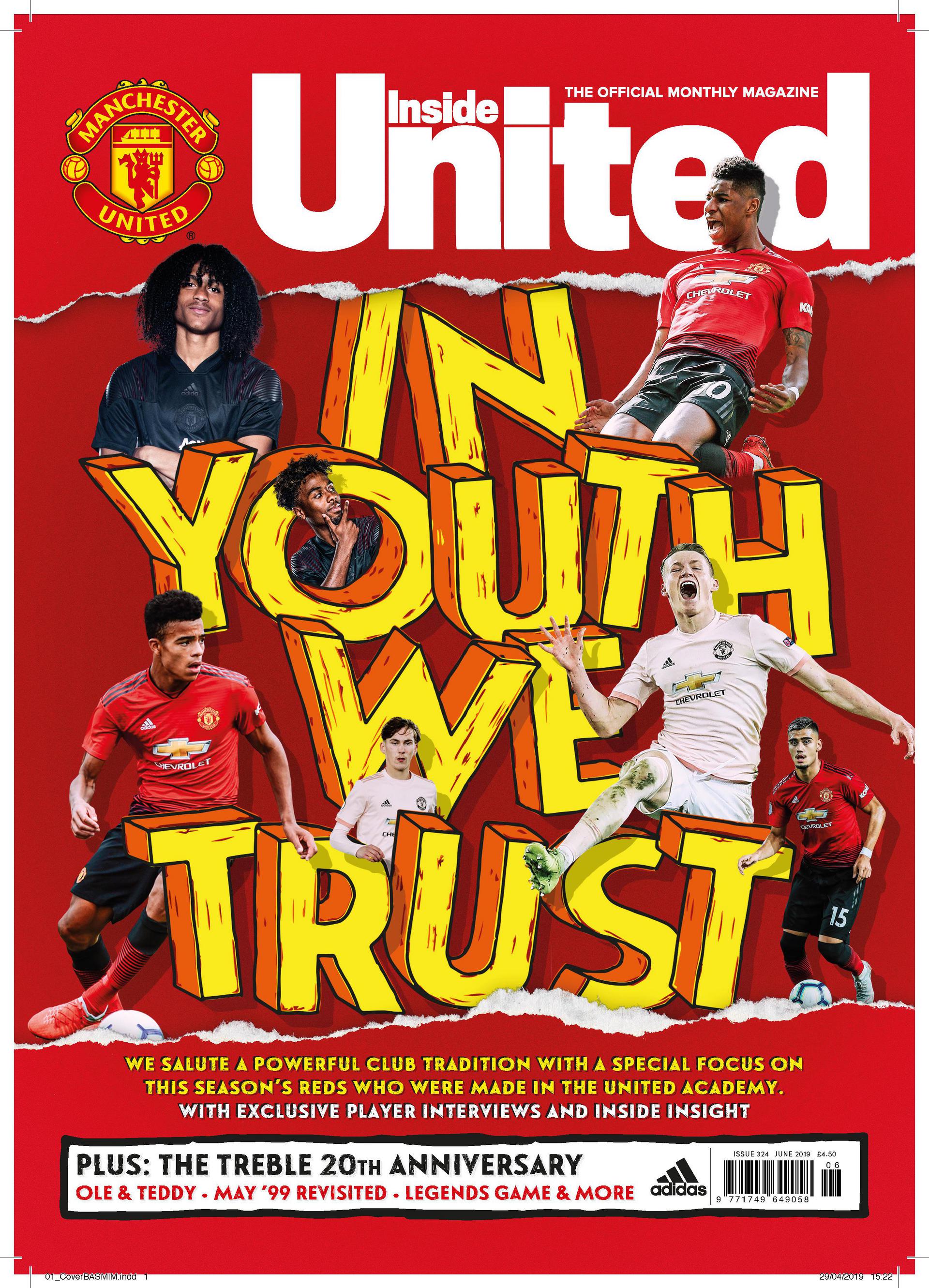 Inside United June 2019 front cover | Manchester United