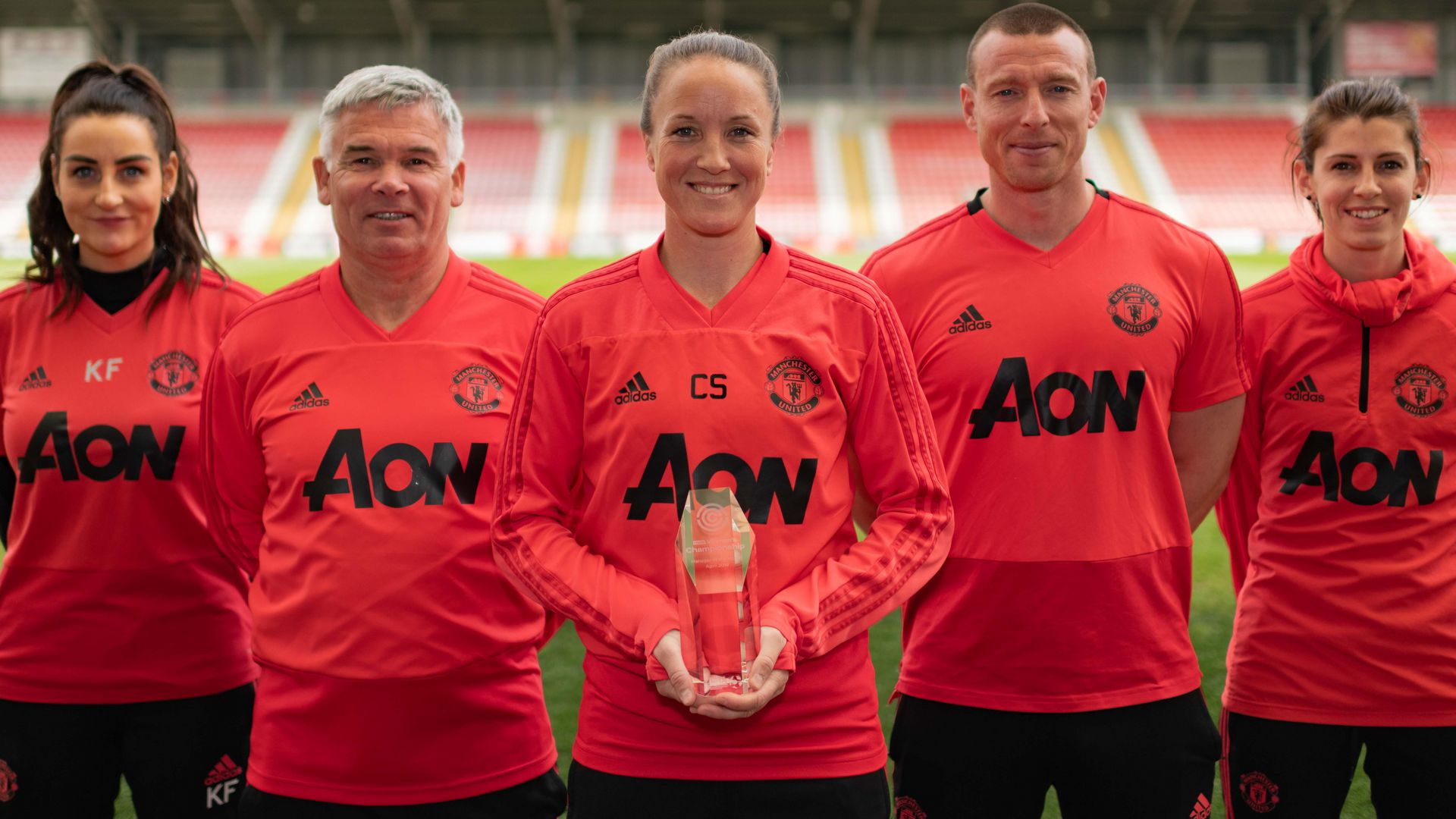 Man Utd Women boss Casey Stoney wins LMA Manager of the Month award ...