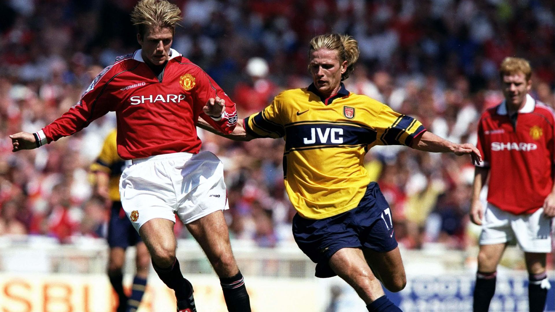 Highlights of Arsenal 3-0 Manchester United 9 August 1998 | Manchester ...