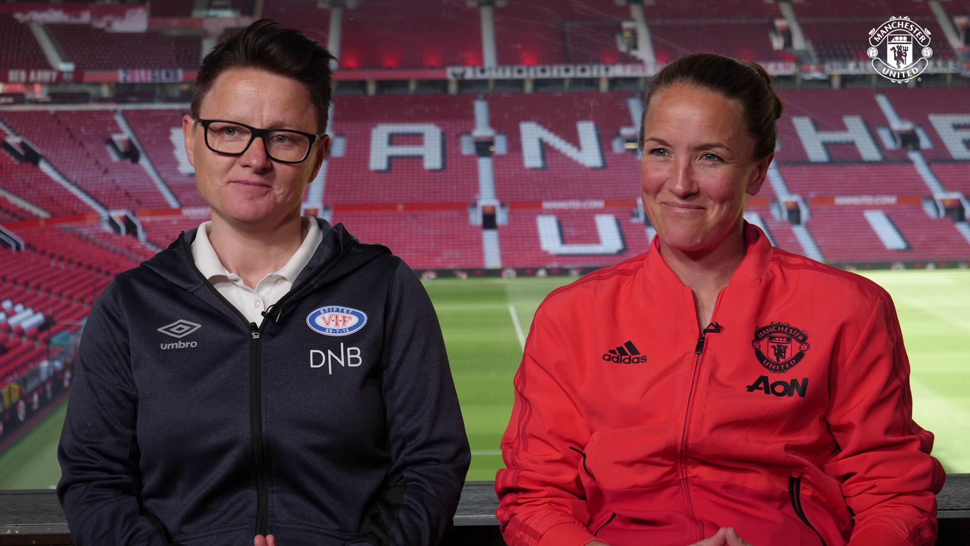 Casey Stoney and Monica Knudsen discuss Manchester United Women pre ...
