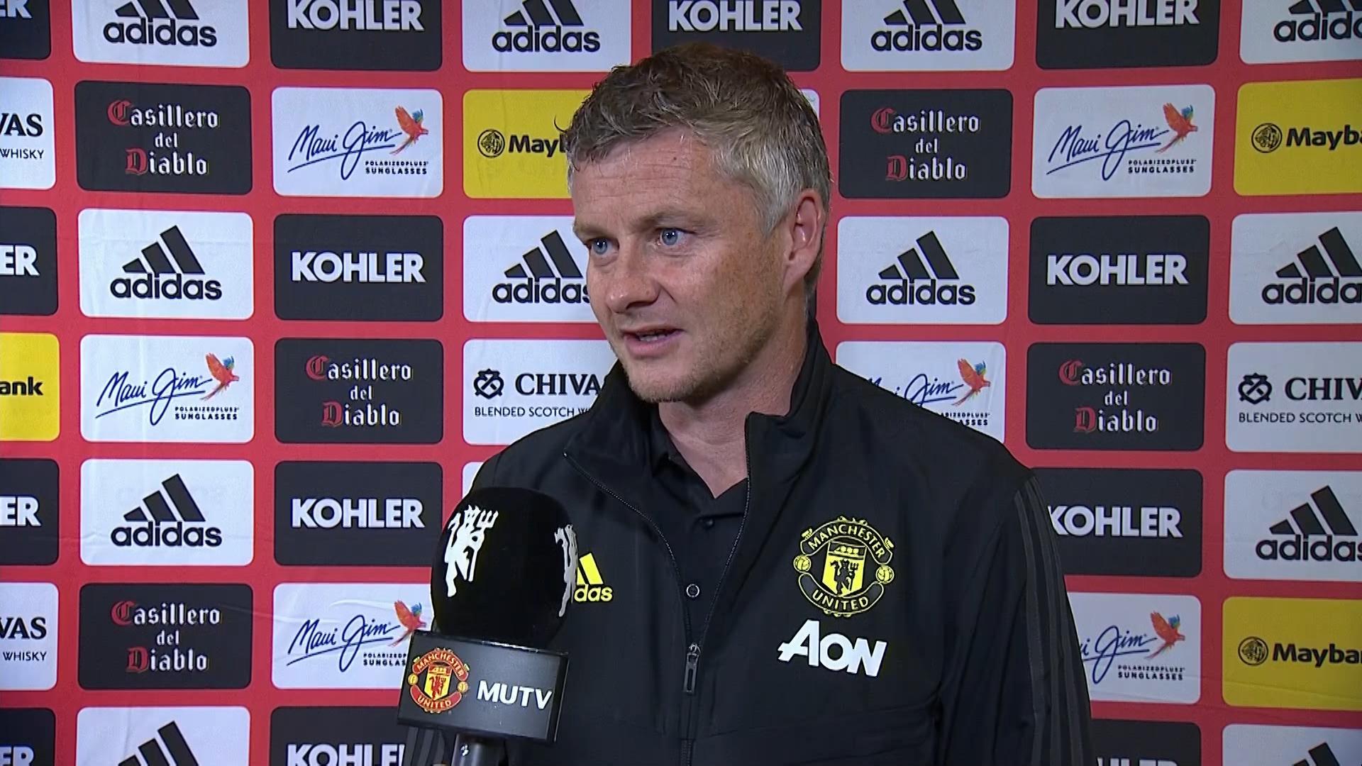 Video Ole Gunnar Solskjaer pre match interview 20 July | Manchester United