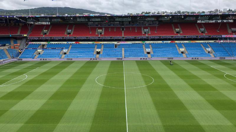 Checking in at the Ullevaal Stadium in Oslo | Manchester United