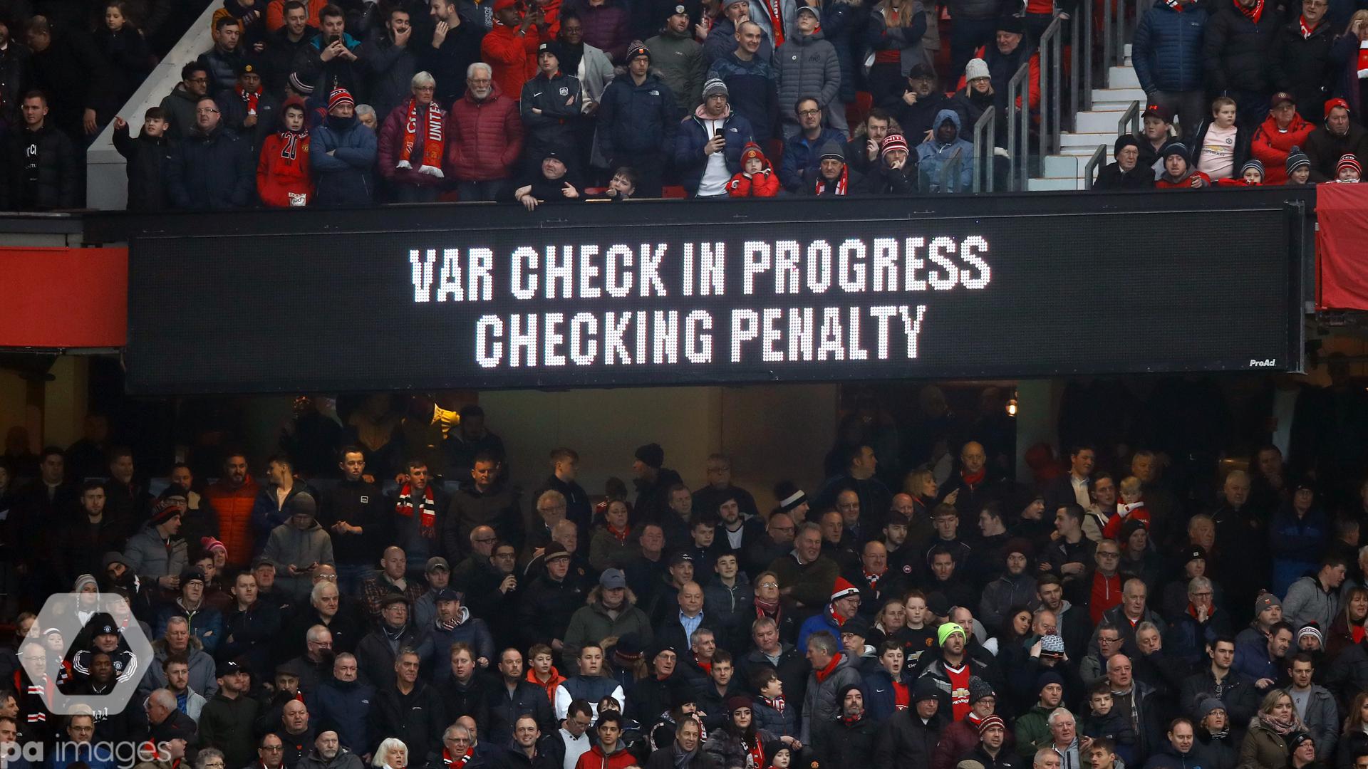 Explanation of VAR in use at Old Trafford in 2019/20 season ...