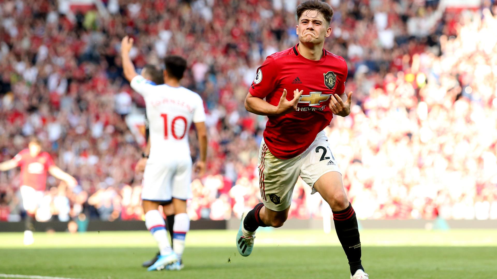 Daniel James goal for Man Utd v Crystal Palace in August 2019 ...