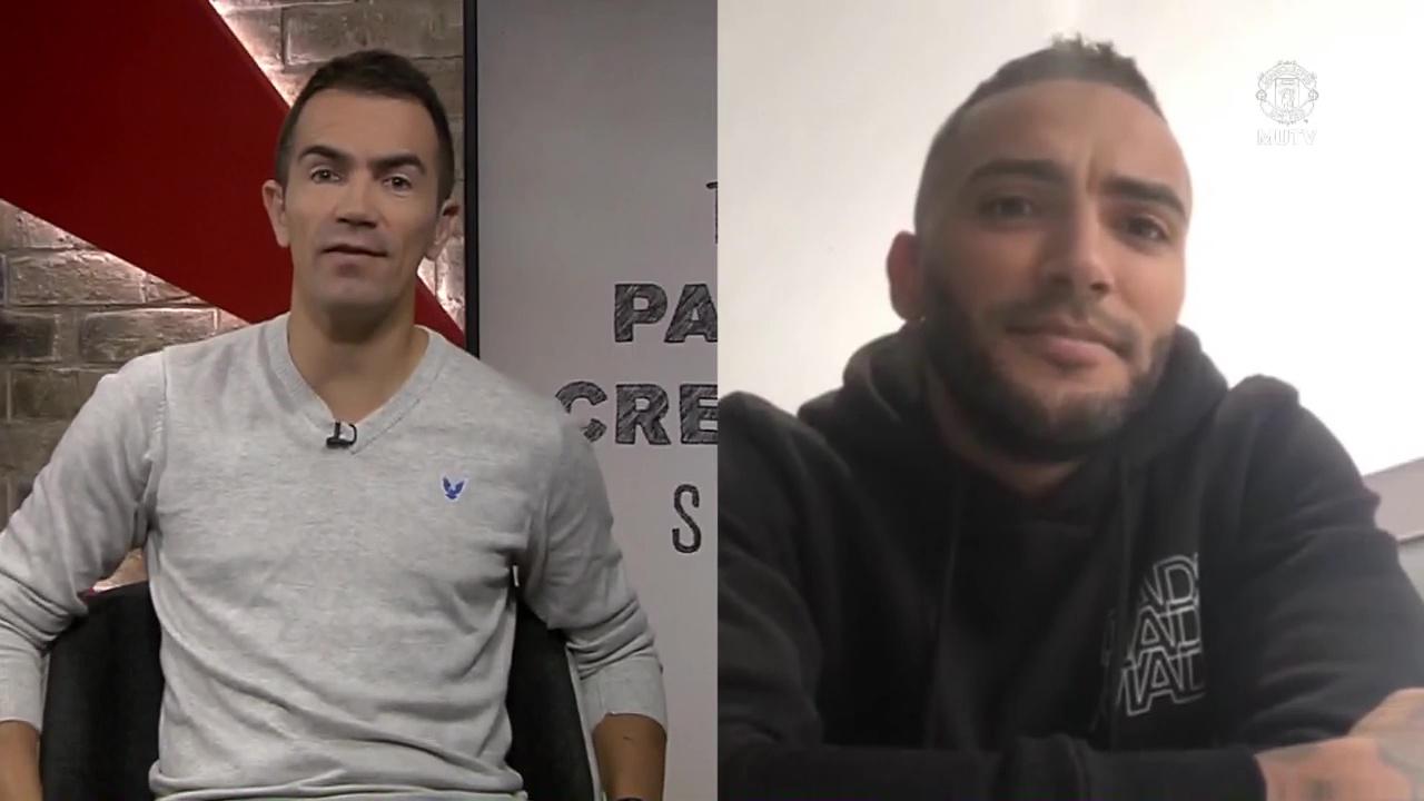 Paddy Crerand Show clip with Danny Simpson | Manchester United