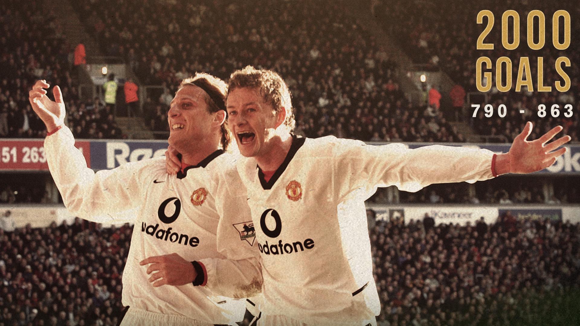 Man Utd 2000 Premier League goals 2002 03 season | Manchester United