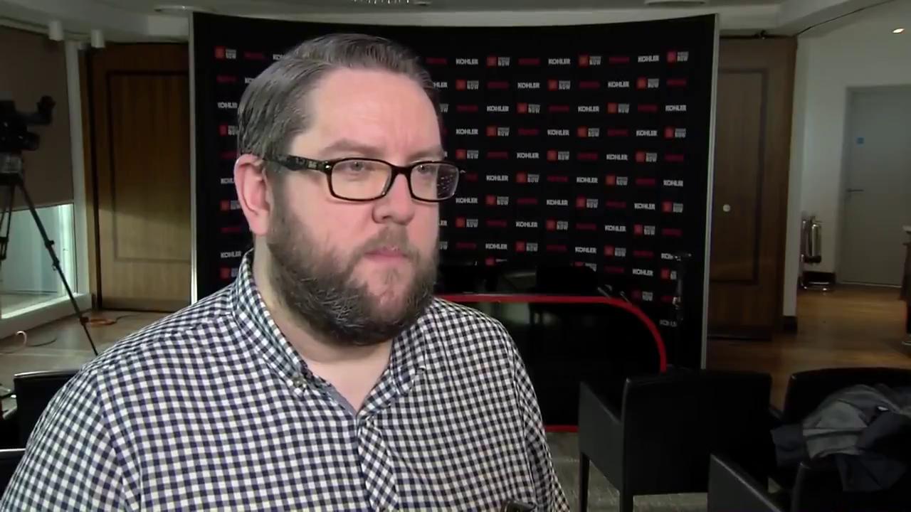 Press conference view of BBCs Bill Rice | Manchester United