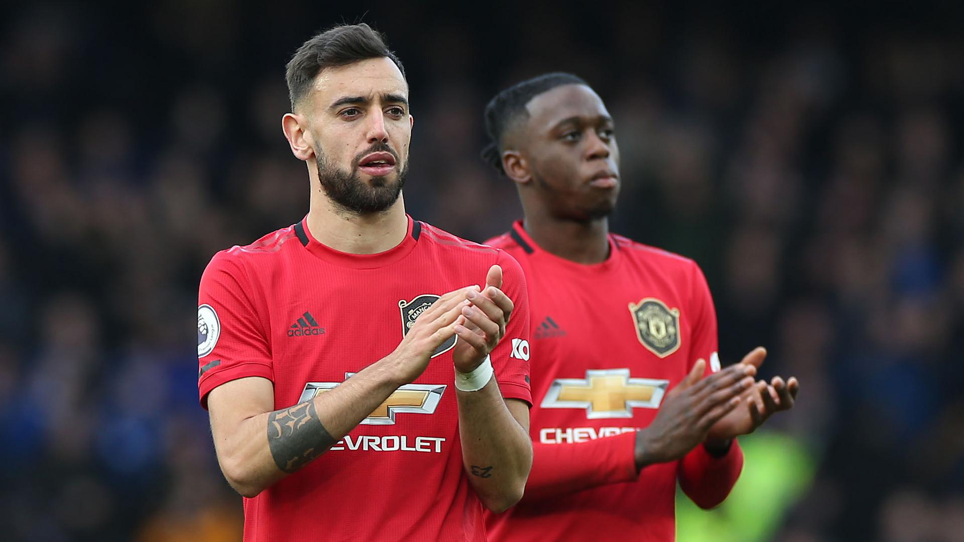 Bruno Fernandes wins Man of the Match award v Everton | Manchester United