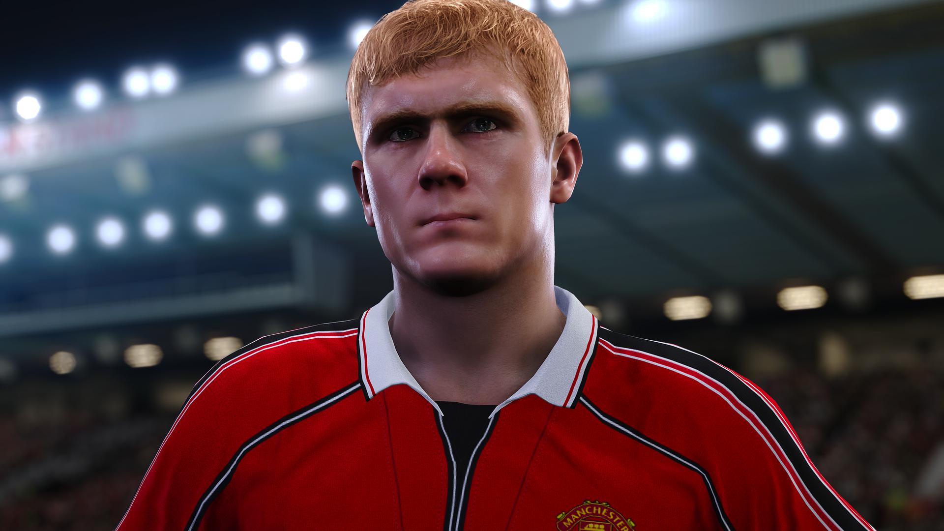 PES iconic legends gallery | Man Utd player Paul Scholes | Manchester ...