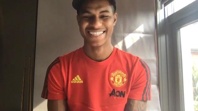 UTD Podcast Marcus Rashford talks about raising money for charity ...
