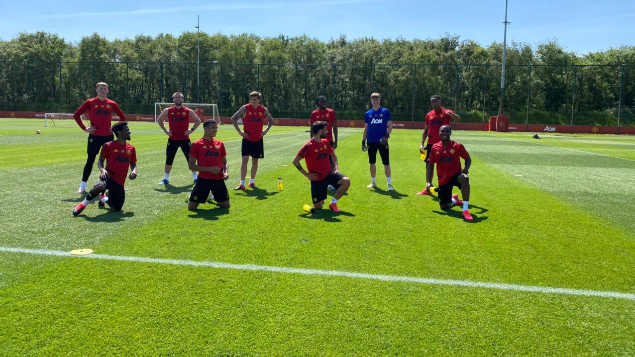 Man Utd train at the Aon Training Complex on 28 May | Manchester United