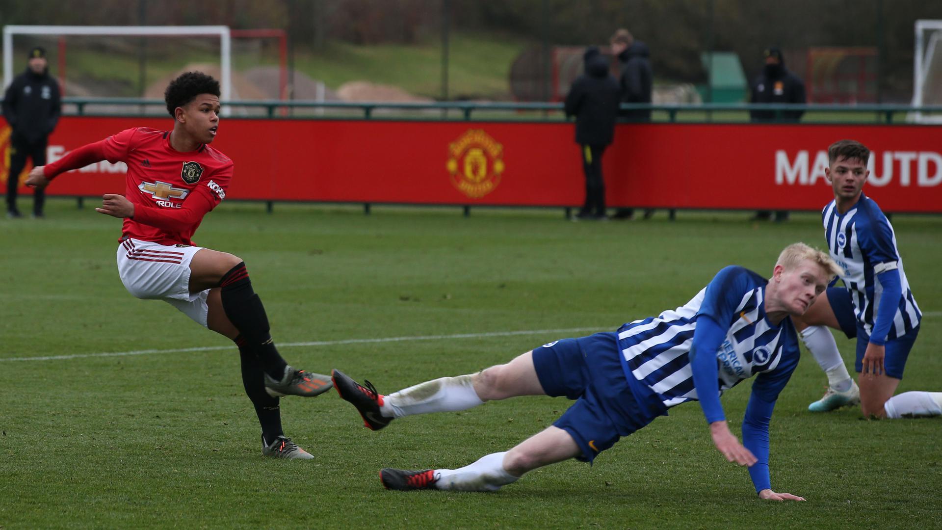 Man Utd U18s equalise against Brighton on 23 Nov 2019 | Manchester United