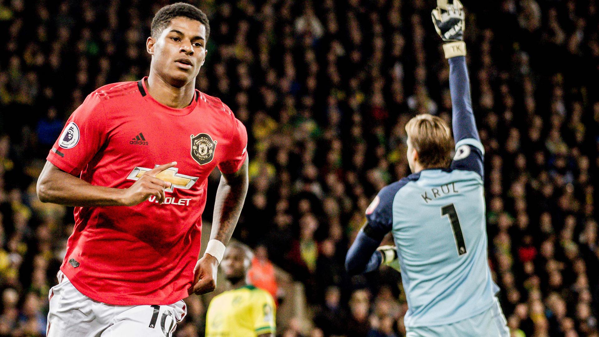 Marcus Rashford scores 50th Man Utd goal v Norwich | Manchester United