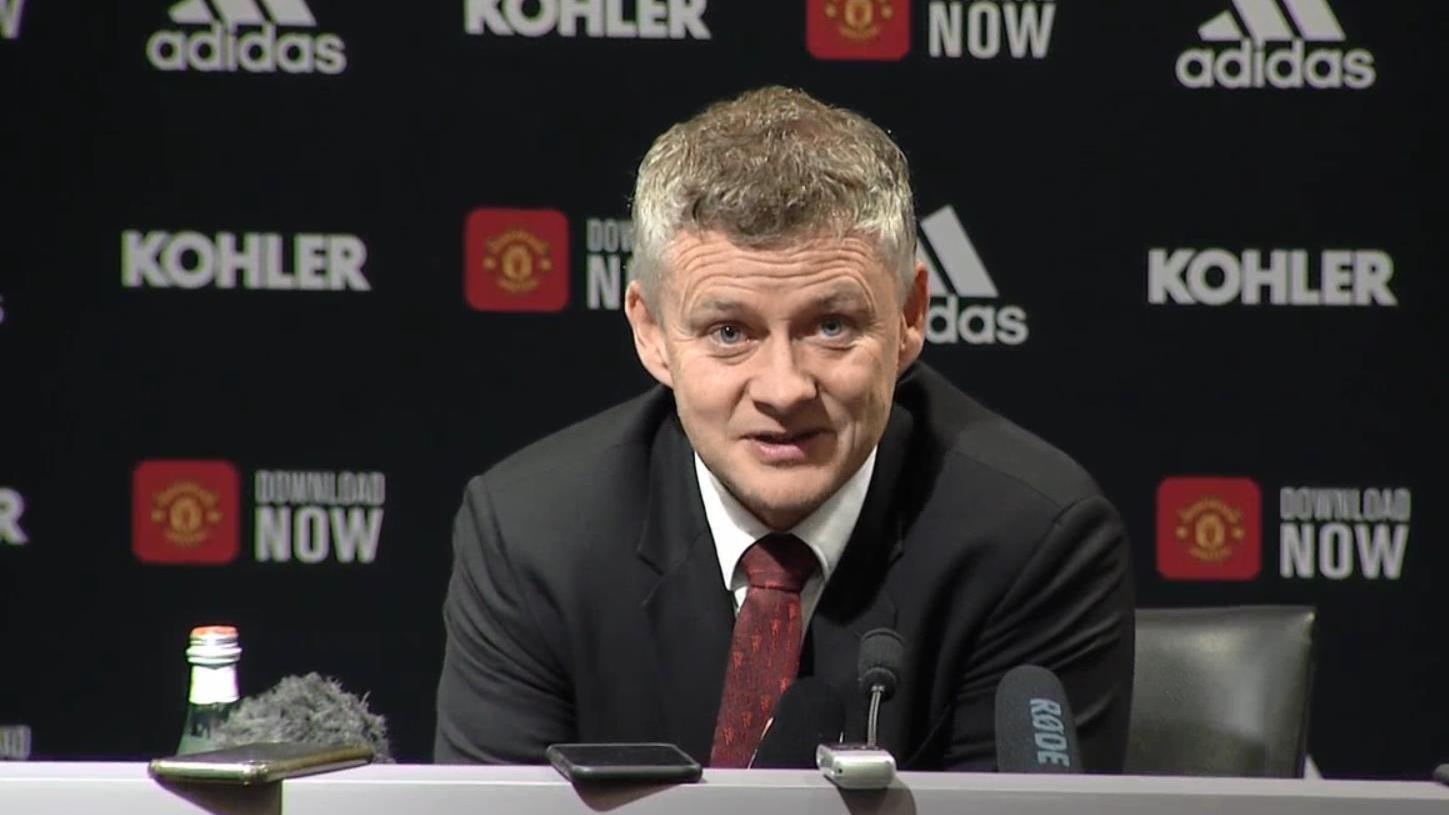 Ole Gunnar Solskjaer Press Conference After Man Utd V Colchester