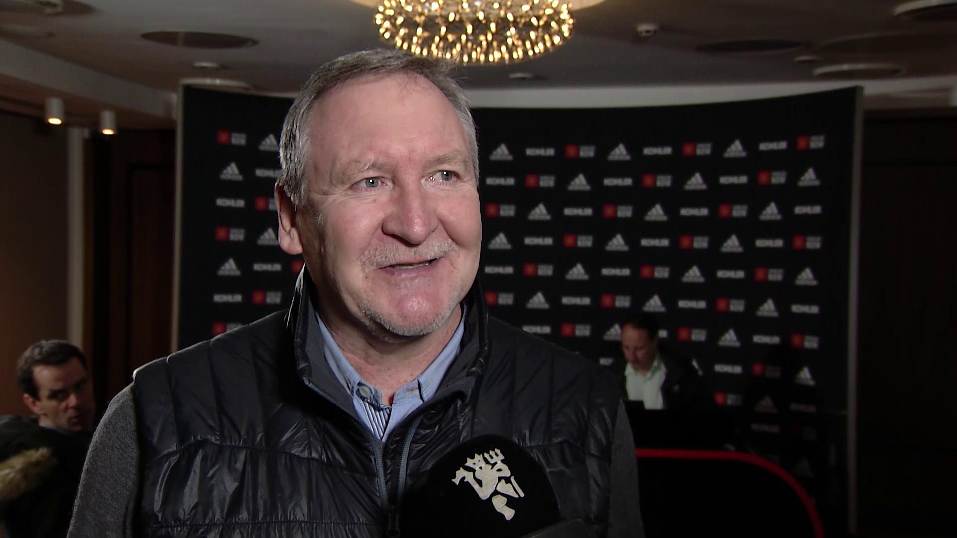 Steve Bates at Oles press conference | Manchester United