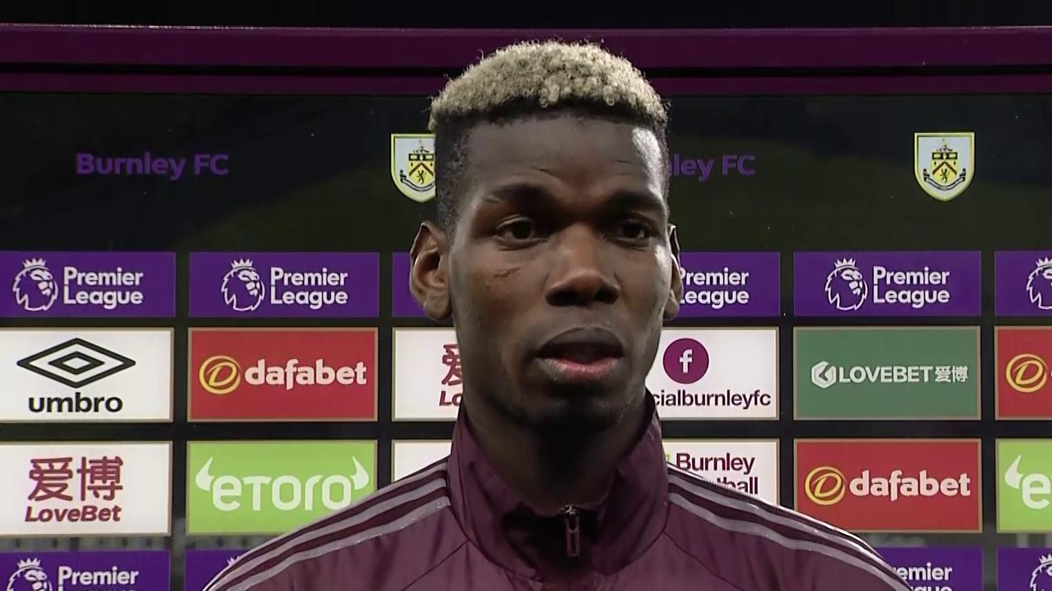Paul Pogba post match interview Burnley 0 Man Utd 1 | Manchester United
