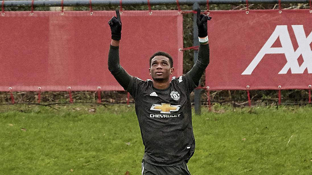 Amad Diallo scores for Man Utd Under 23s v Liverpool | Manchester United