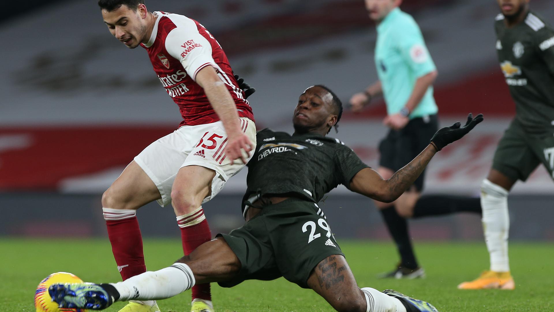 Aaron Wan Bissaka Best Bits During Arsenal 0 Man Utd 0 Manchester United