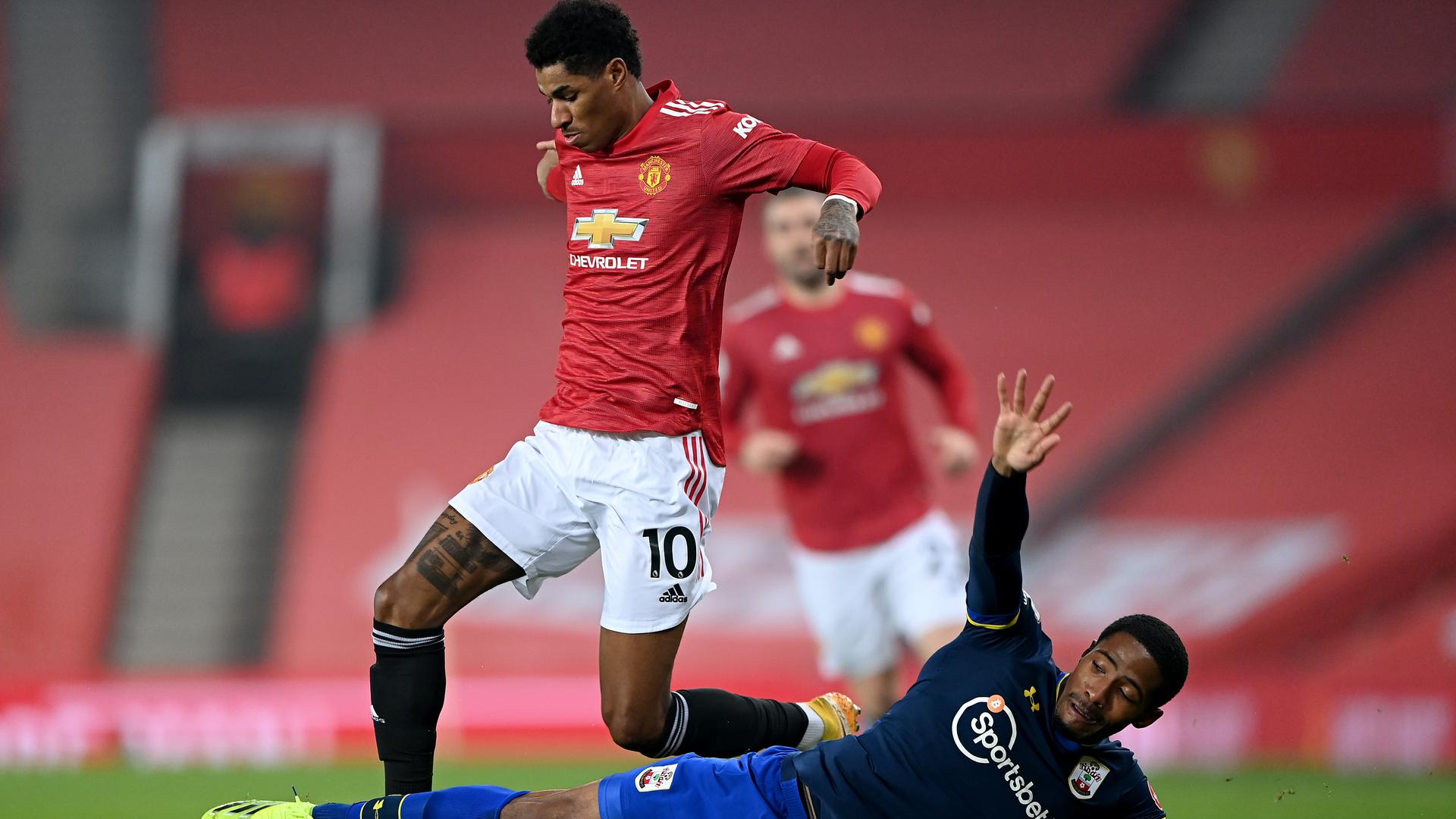 Marcus Rashford goal in 9 0 win v Southampton | Manchester United