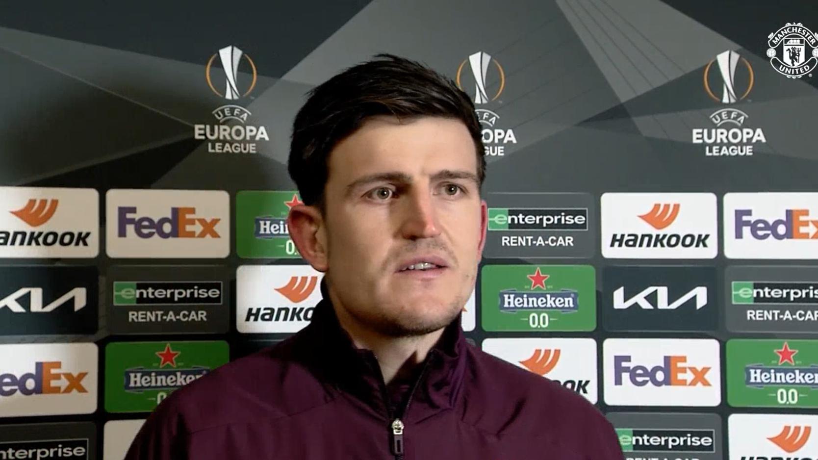 Harry Maguire interview after Man Utd 1 AC Milan 1 11 March 2021 ... Harry Maguire interview after Man Utd 1 AC Milan 1 11 March 2021 ...