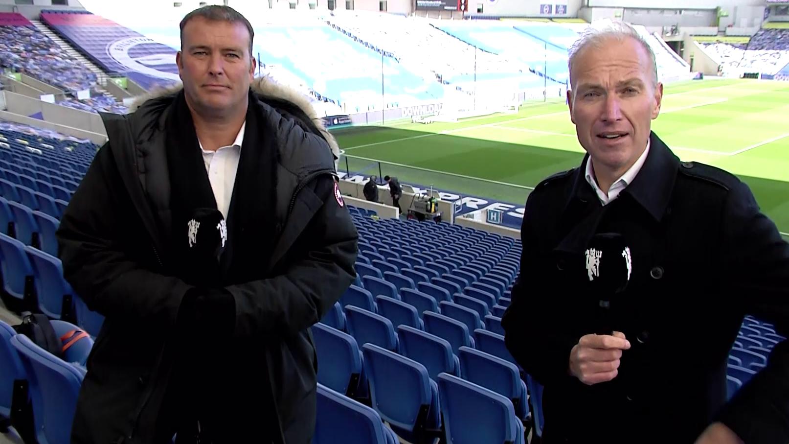 Stewart Gardner and Ben Thornley welcome to Brighton v Man Utd ...