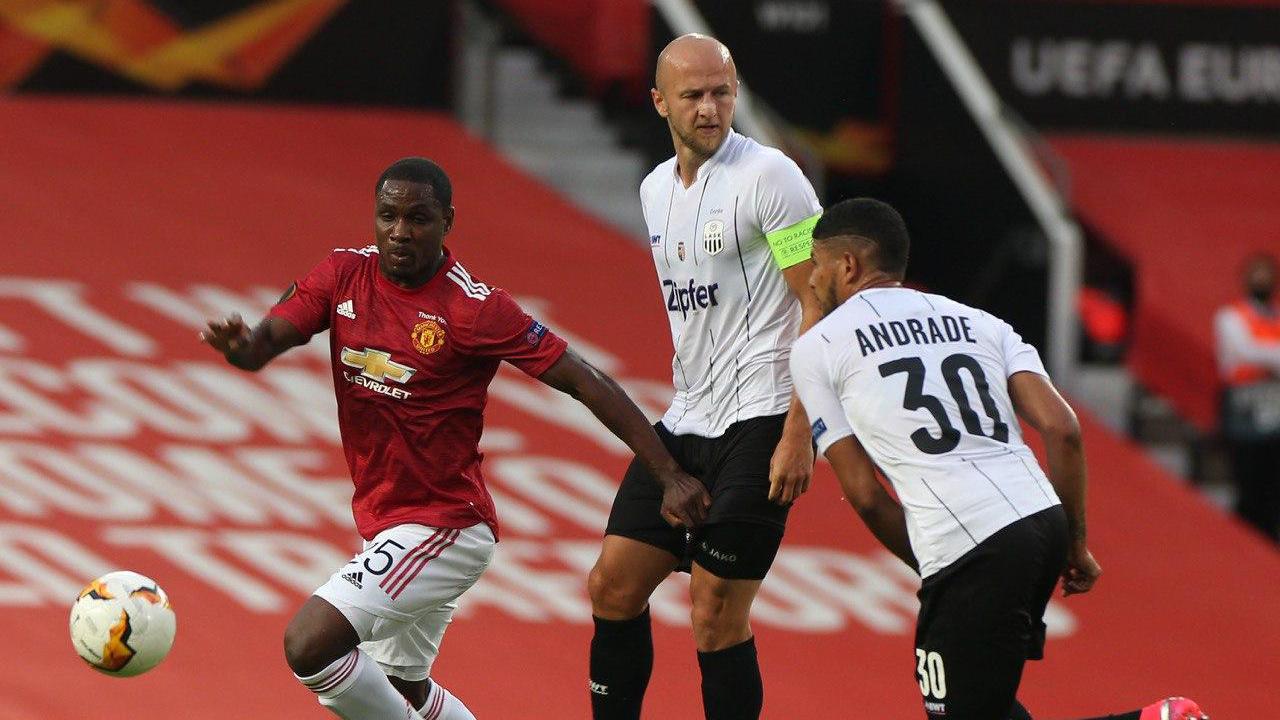 Man United V Lask Europa League Match Report 5 August 2020 Manchester