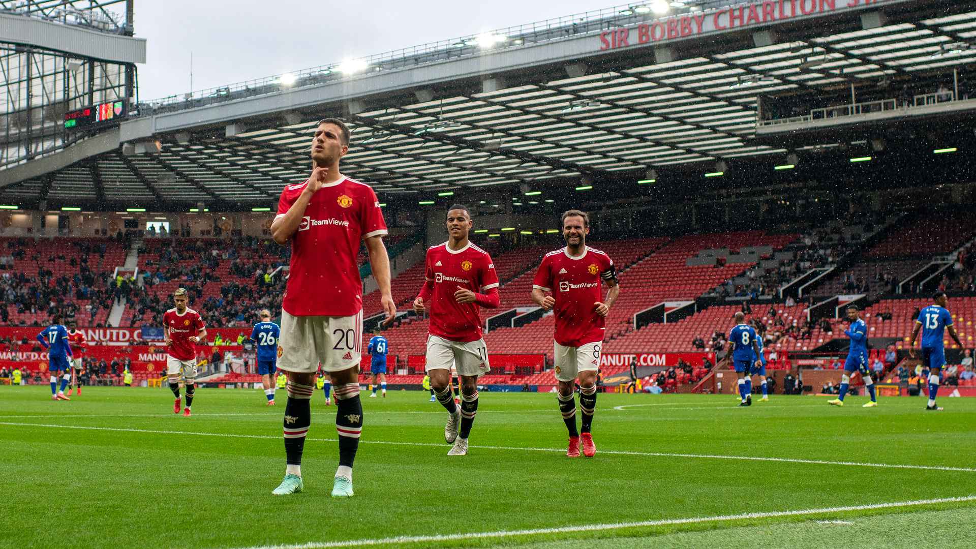 Diogo Dalot explains goal celebration | Manchester United