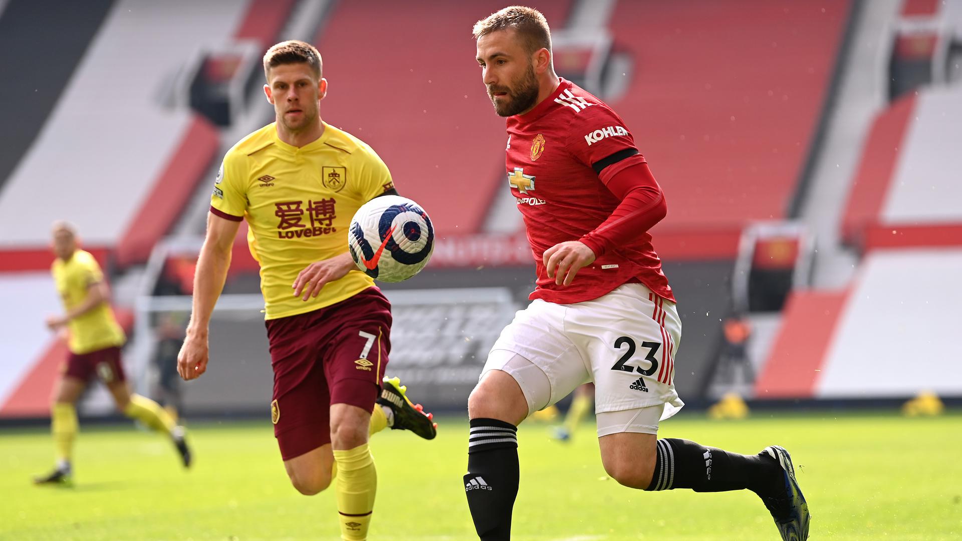 Match Photos From Man Utd V Burnley Premier League 18 April 2021