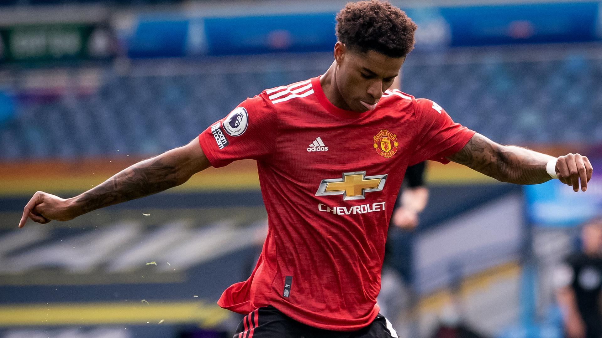 Marcus Rashford freekick in Leeds 0 United 0 | Manchester United