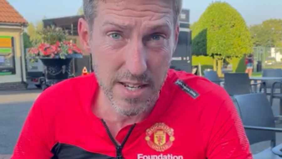 Andy Mitten PTC on day four of bike ride for Foundation | Manchester United