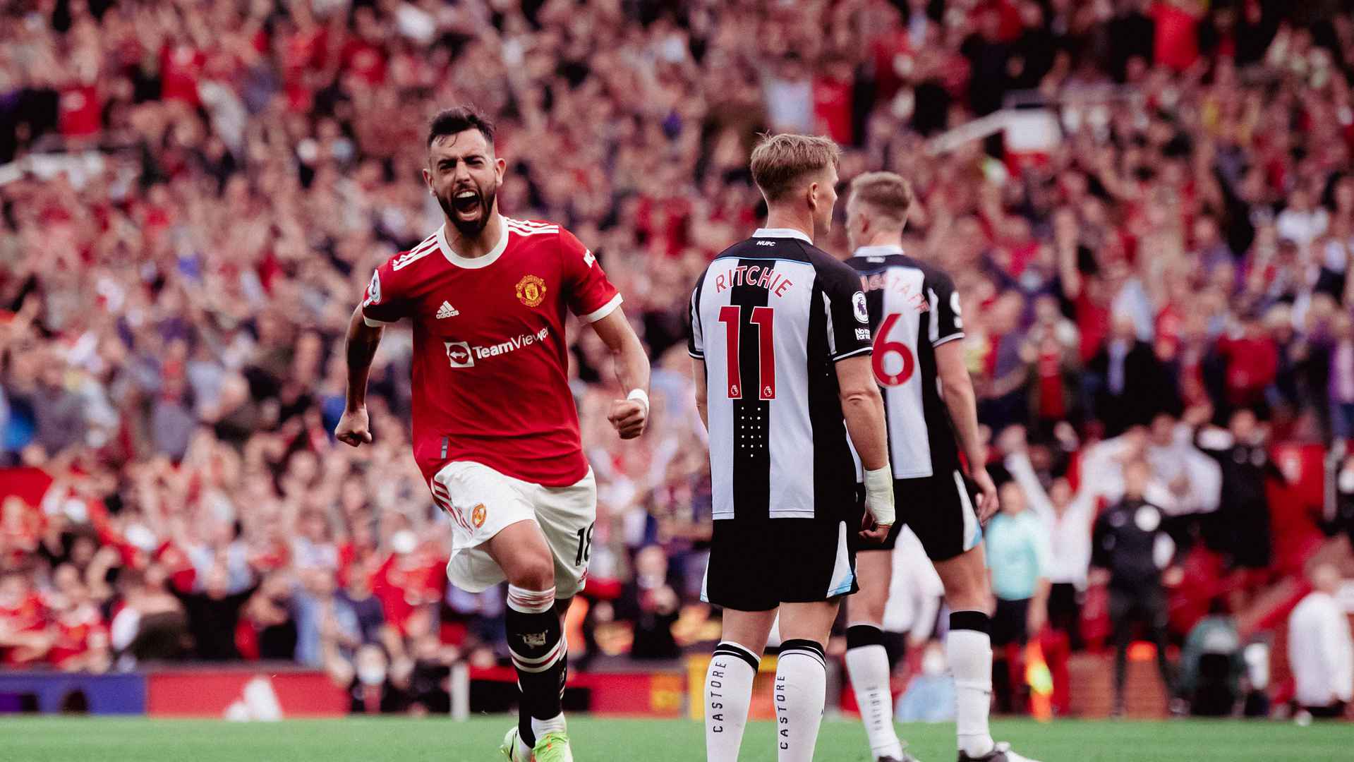 Watch every Bruno Fernandes Premier League goal from outside area for ...