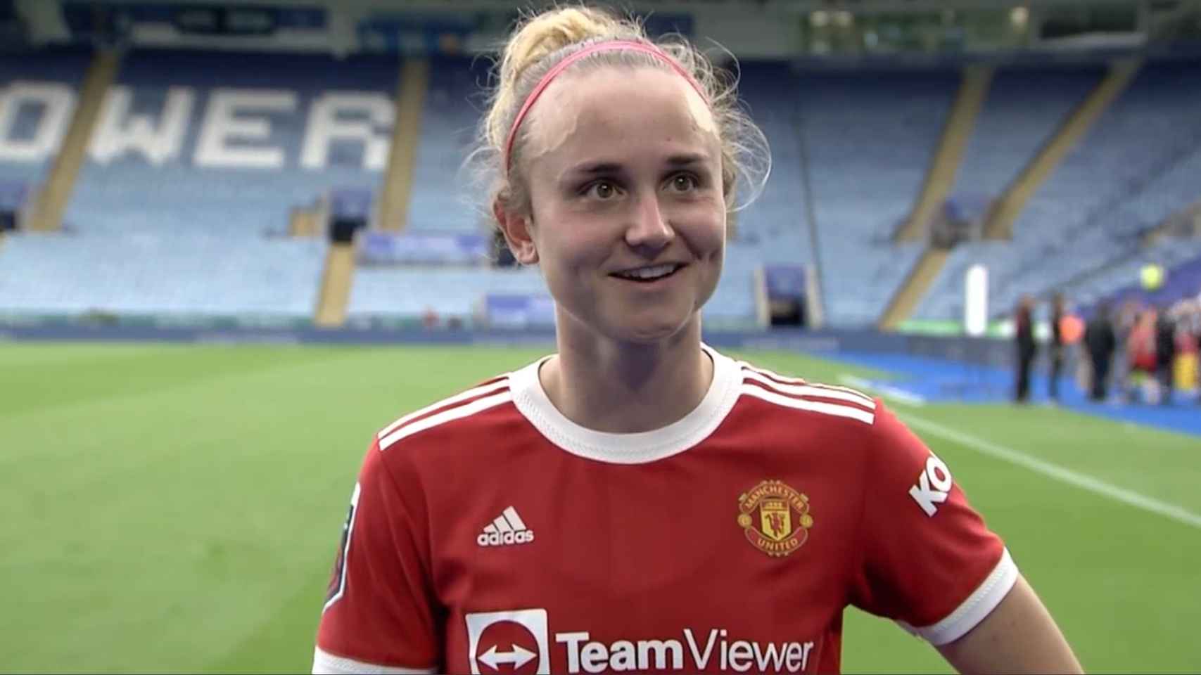Martha Thomas post match interview after Leicester v Man Utd Women 12 ...