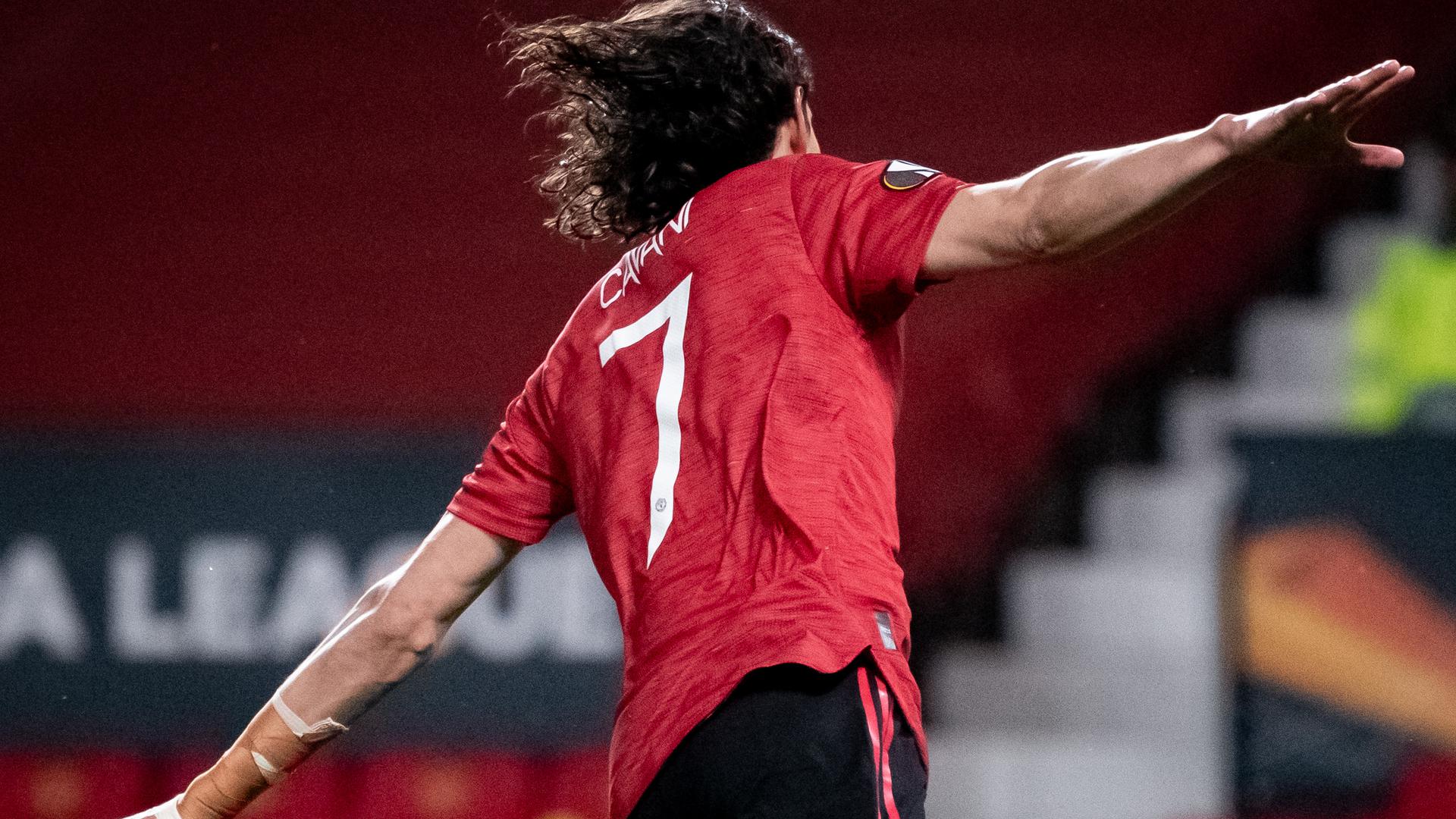 Edinson Cavani highlights from Man Utd 6 Roma 2 on 29 April 2021 ...