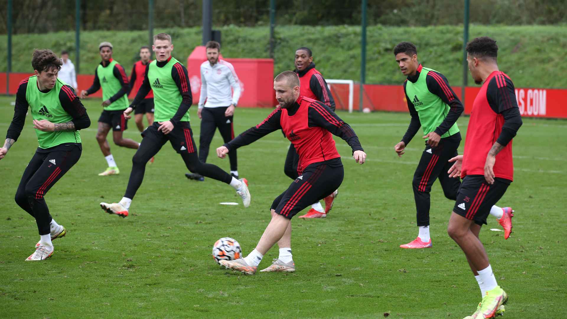 Training at Carrington pictures 27 October 2021 | Manchester United