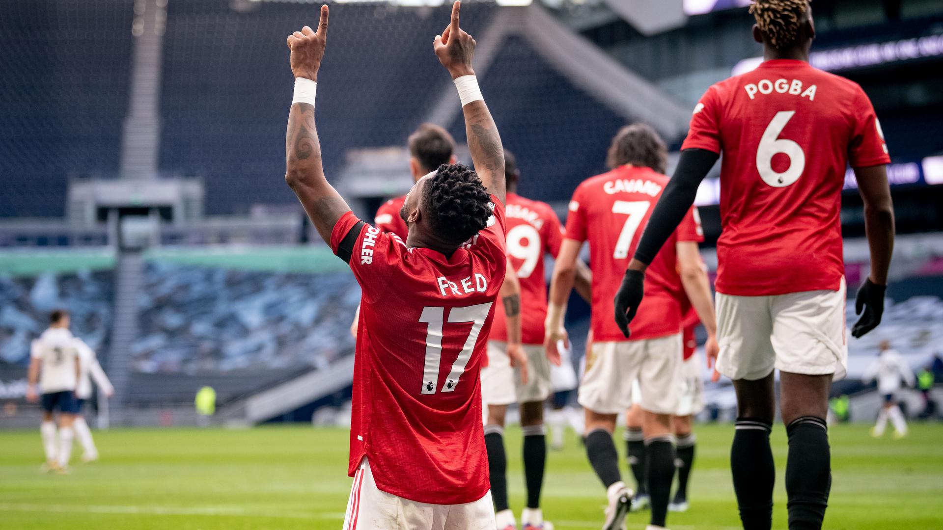 Unseen angle of Fred goal against Spurs | Manchester United