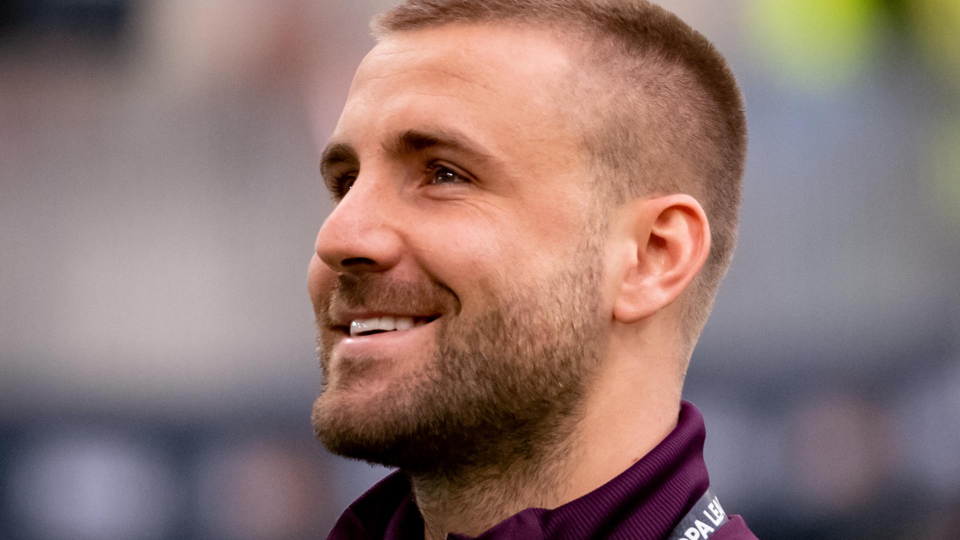 Luke Shaw interview on 25 May 2021 to preview Europa League final ...