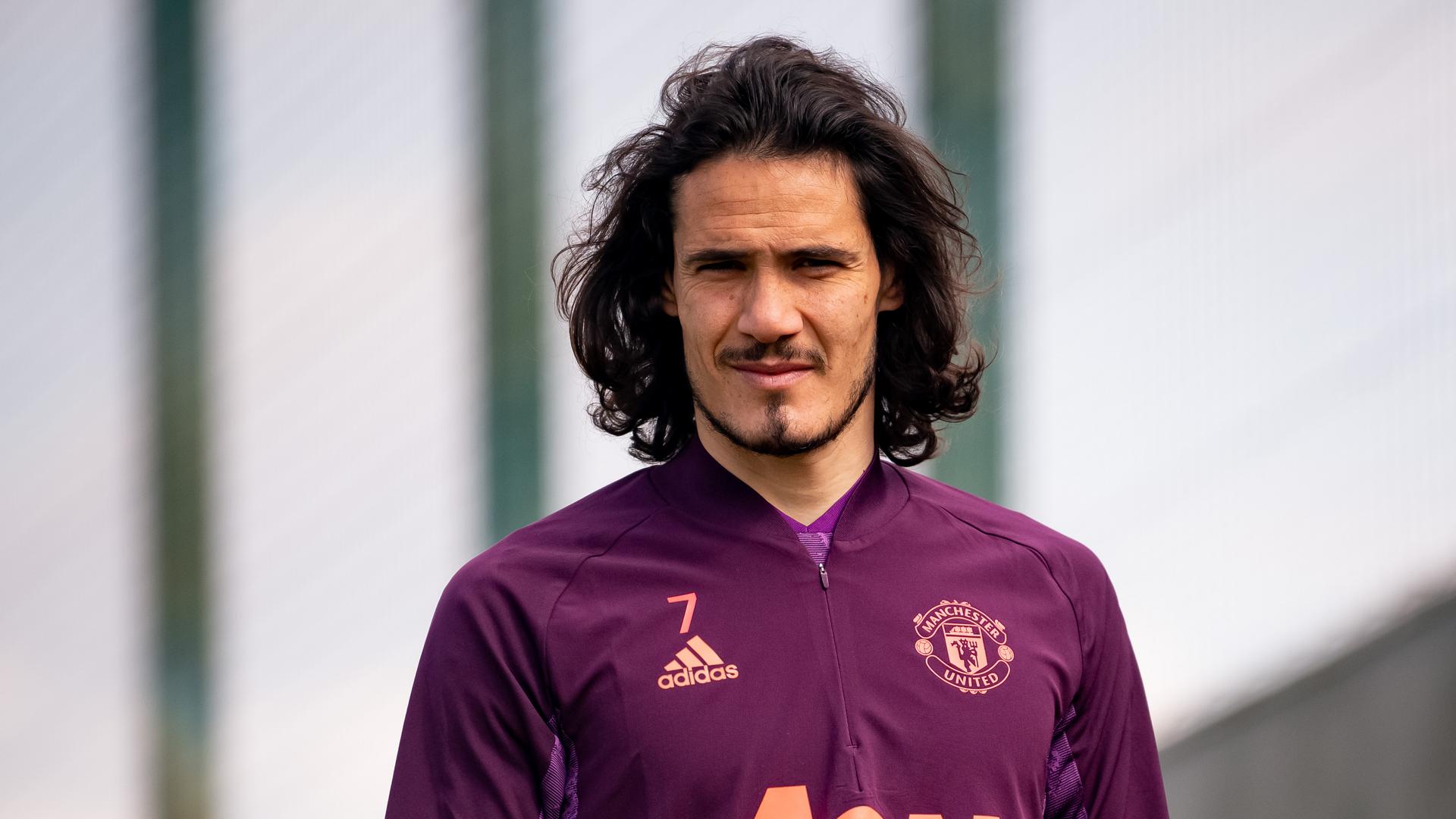 El lujo de Cavani en Carrington | Web oficial del Manchester United